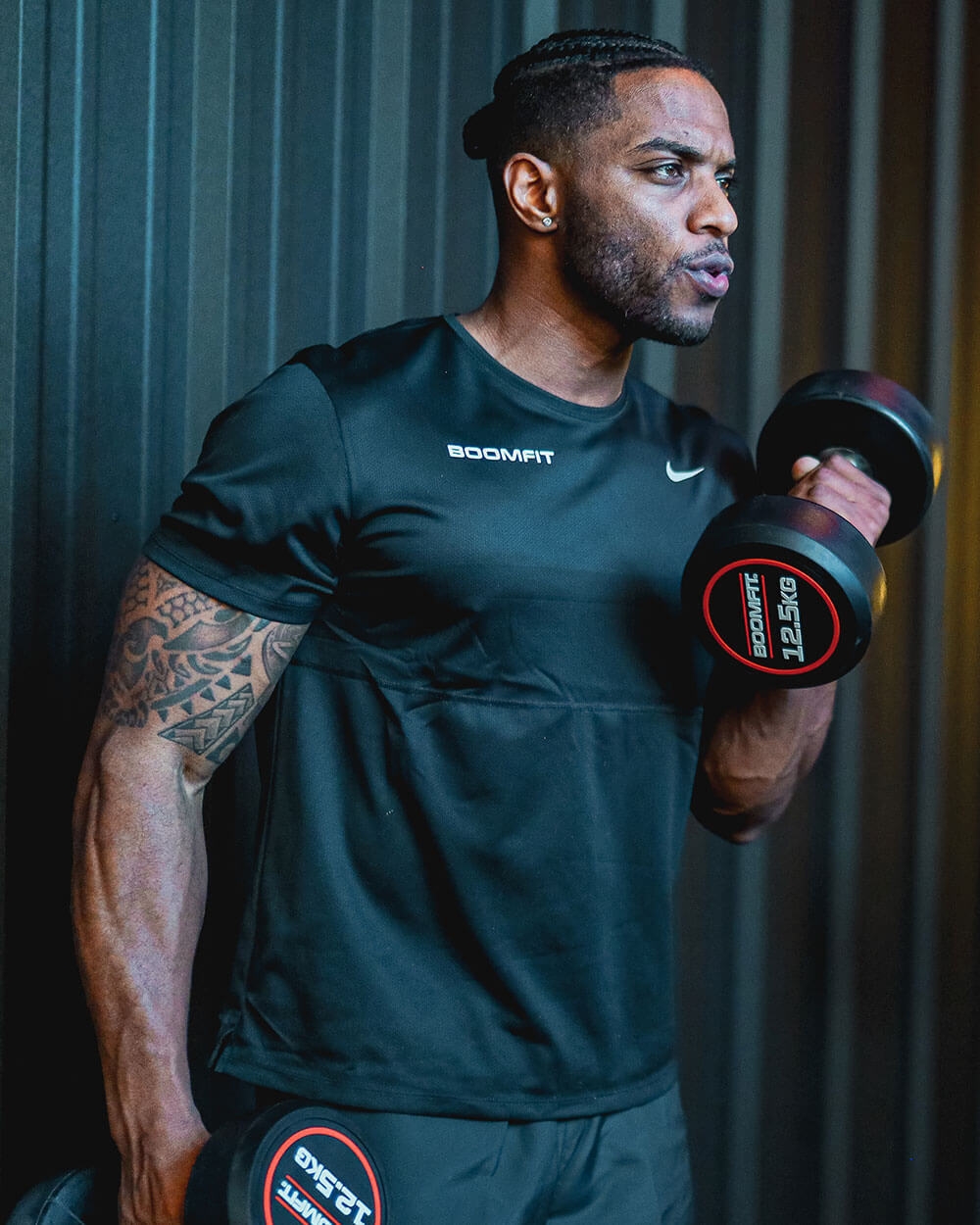 Halteres Redondos de Musculação 10Kg (Par) - BOOMFIT